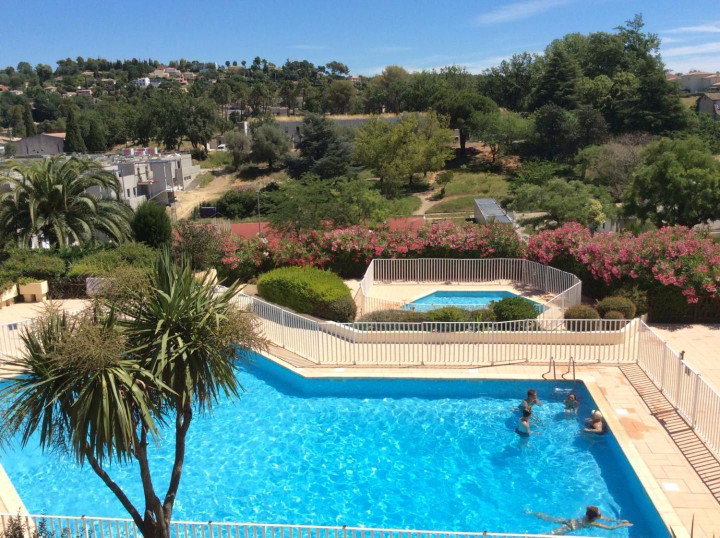 Au Calme Dans Hameau Fleuri Joli Studio 3 Pers Piscine Parking Wi-fi - Vence