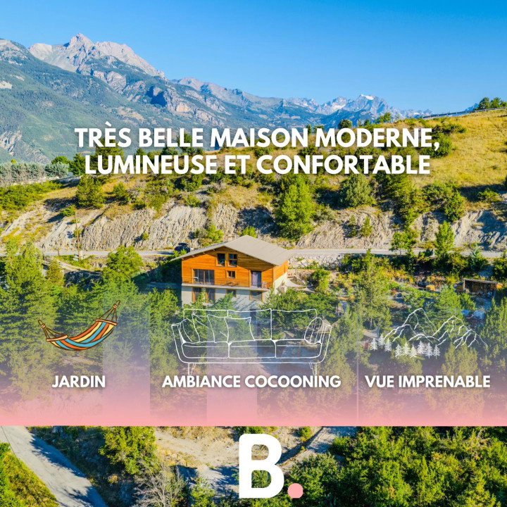 Très Belle Maison Spacieuse Et Lumineuse, Vue Sur La Station De Risoul Et De Vars - Eygliers - Ceillac