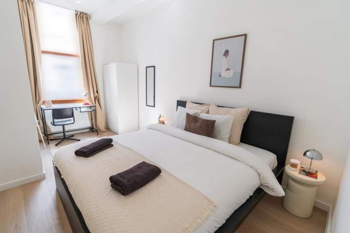 Stylish 1br Apt, With Living Room In Central Ghent With Wifi & Tv - Flandre Orientale