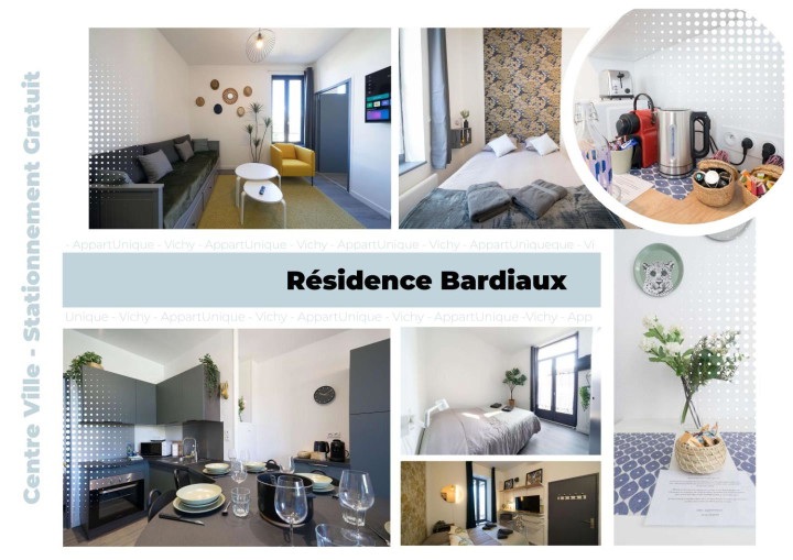 Appartunique - Résidence Bardiaux - Moderne - Centre-ville - Vichy