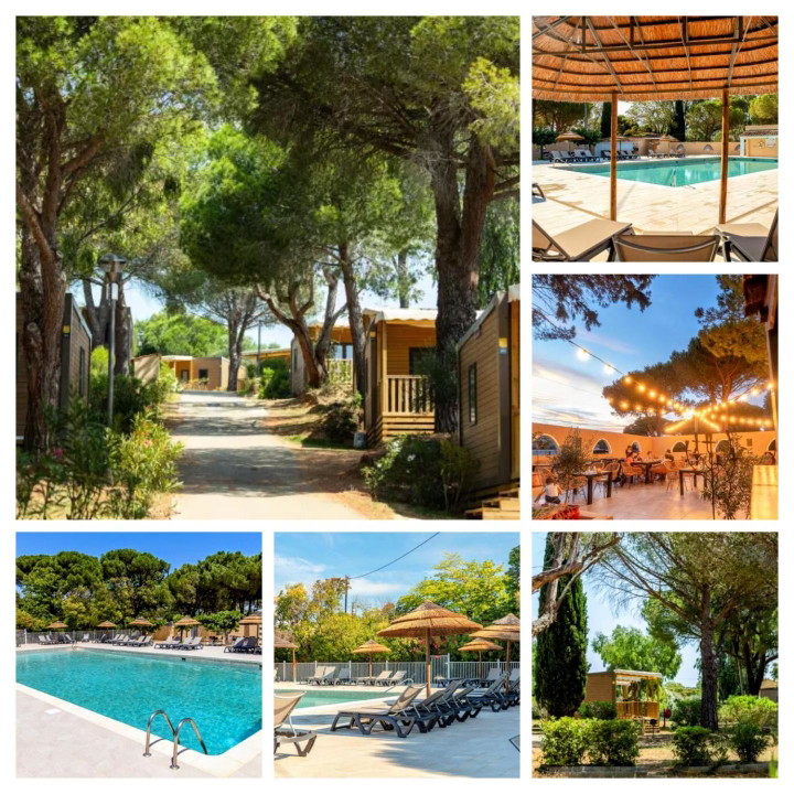 Camping "Le Hameau Des Pins" - Mobil-home Neuf - 6 Personnes - 3 Chambres - Var