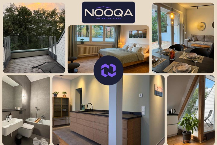 Nooqa Duisburg - Living Collection - Parkplatz, Smart Tv, Küche, Voll Ausgestattet - Duisbourg
