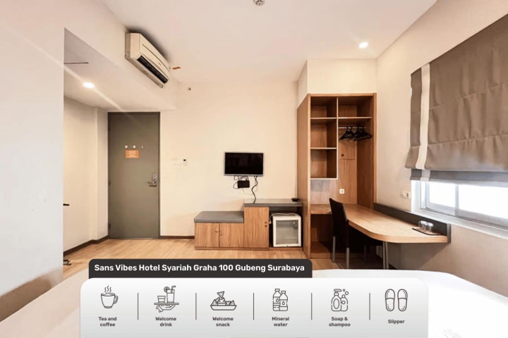 Sans Vibes Hotel Syariah Graha 100 Gubeng Surabaya - Surabaya