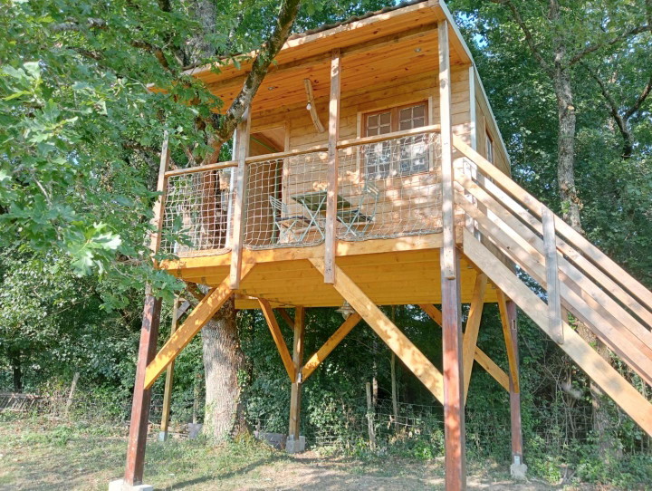 Cabane Perchée Et Le Chêne - Touraine