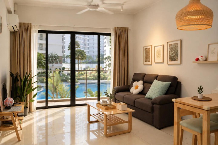 Kid-loving Poolside Haven - 2br - Smart Tv - Games - Malaysia