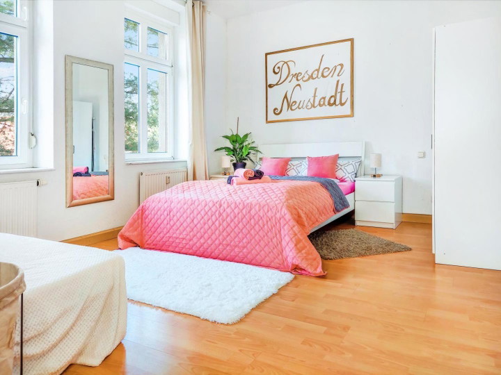 Bis 6 Personen - Helle, Ruhige Whg, 2 Bäder, Dd Neustadt - Top Lage - Drezda
