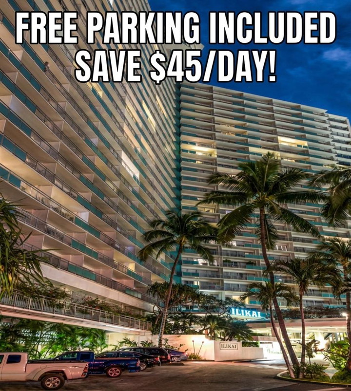 Waikiki Ilikai Tower- Free Parking Included-save 45 Dollar A Day - Hawaï