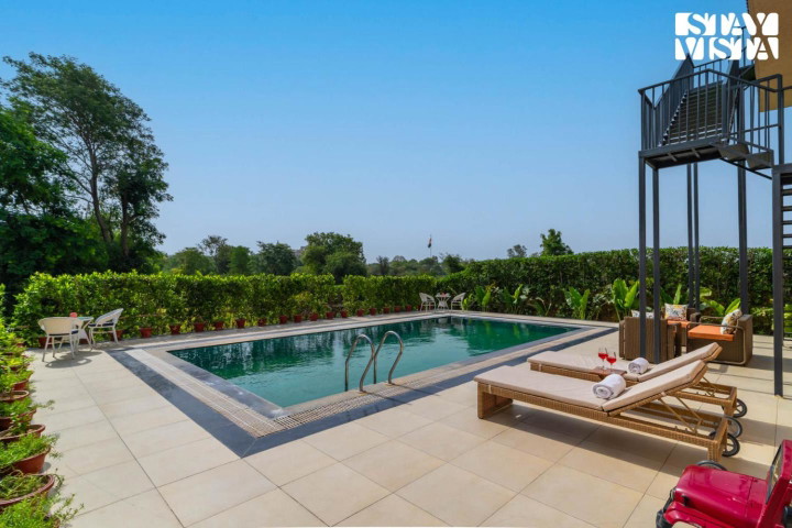 Stayvista's Avanya Retreat - 4bhk Villa With Private Pool & Gazebo - Gurgaon