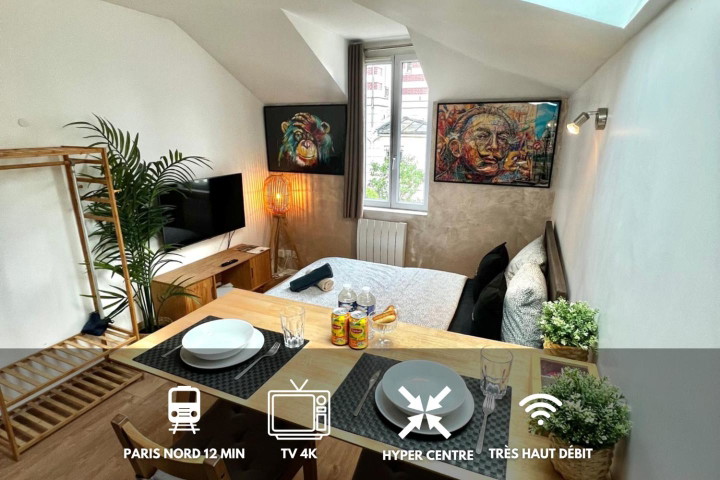 Studio Douillet Hypercentre 12 Min De Paris - Enghien-les-Bains
