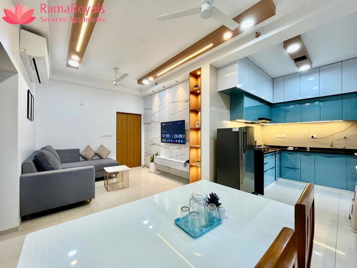 Ramaroyals 2bhk Serviced Apt At Heart Of Gift City - Gandhinagar