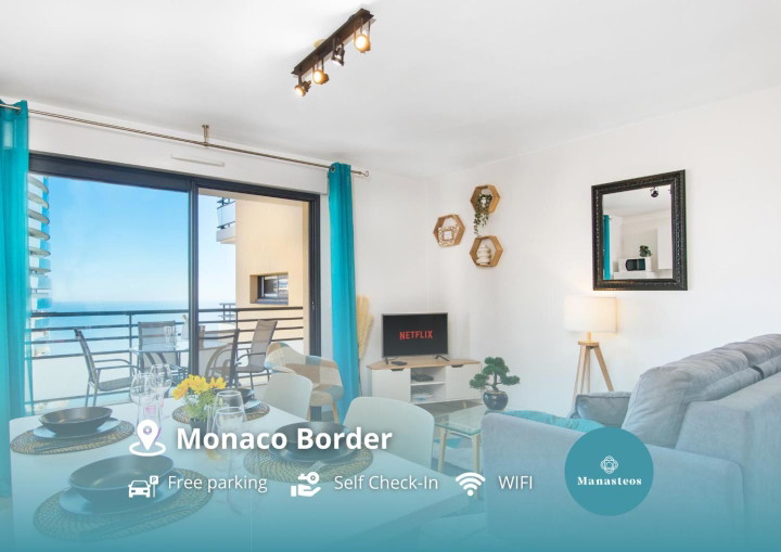 Vue Mer & Tour Odéon - Terrasse - Parking - Bj - Monaco