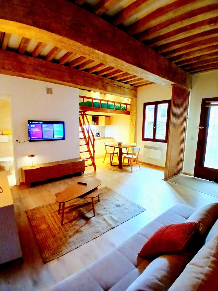 ÉLégant Loft Centre Ville Calme Avec Mezzanine 2 à 4 Personnes - Sathonay-Camp