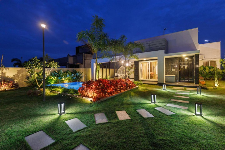 Aquagrove Villa By Stayjade Pool Garden 1hr Hsr - Hosur