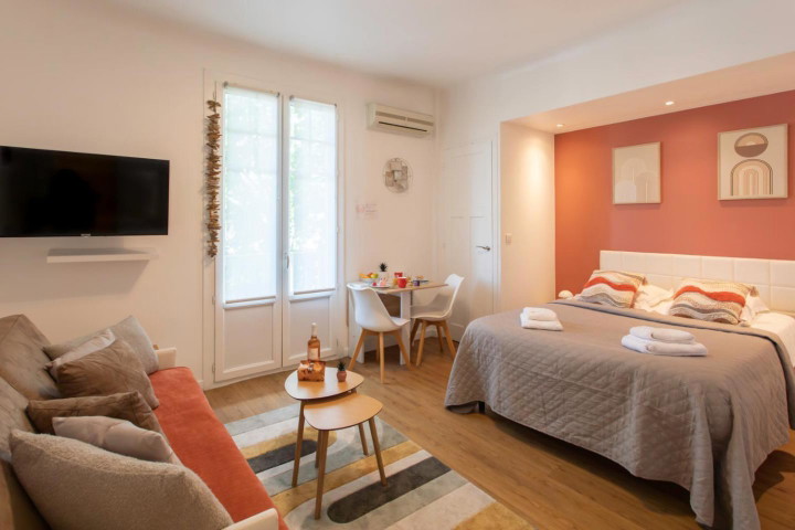 Studio Blvd Carnot 10 Min Palais Festivals - Balcony & Ac - Cannes
