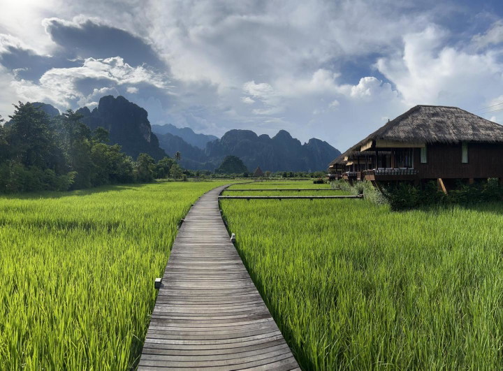 Viengtara Vangvieng Resort - ラオス