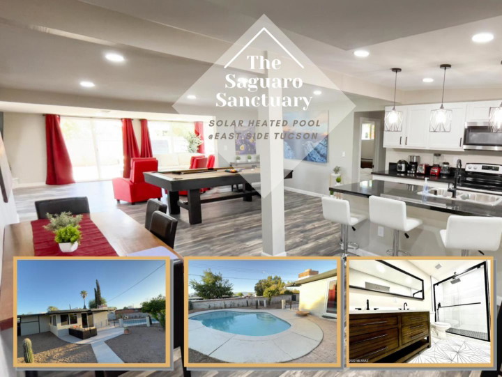 The Saguaro Sanctuary Free Heated Pool 5bd 3ba Pool Table Grill 6 Tvs Ac Cotton Bedding - Sonora