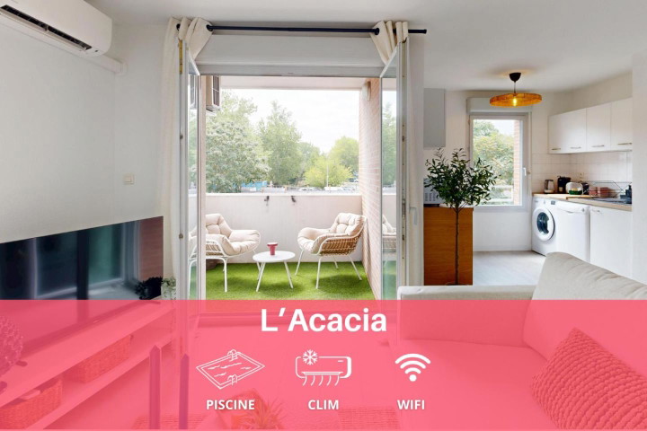 L'acacia By Expat Renting - Piscine - Balcon - Labège