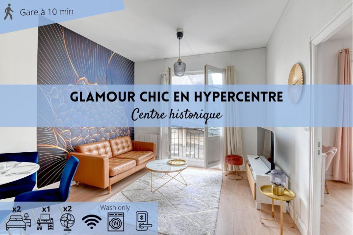 Glamour Chic En Hyper Centre - Wifi - Sauna Pour 2 - Mylittlestay - Rouen