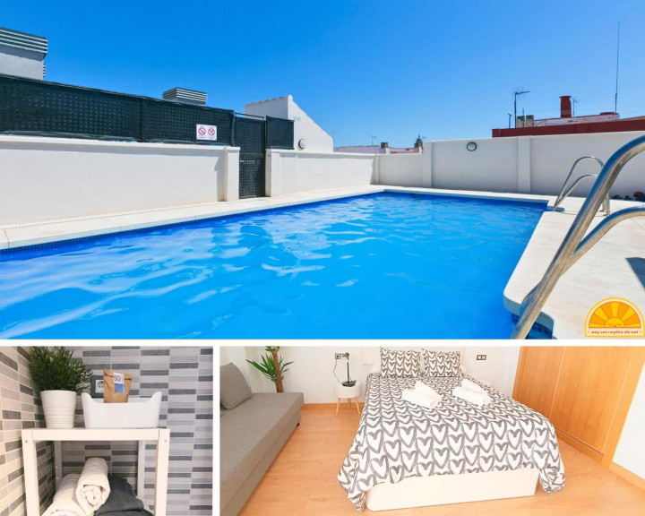 Precioso Estudio Con Piscina - Málaga