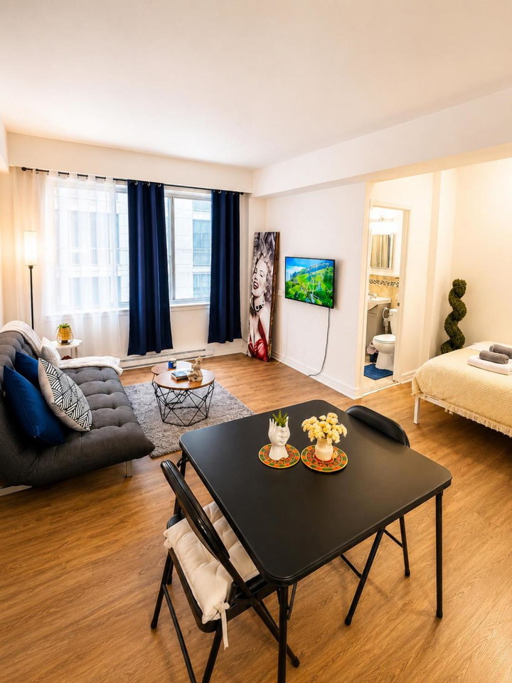 The Marlyn Chic Studio Up 4 Persons Near Subway - Montréal