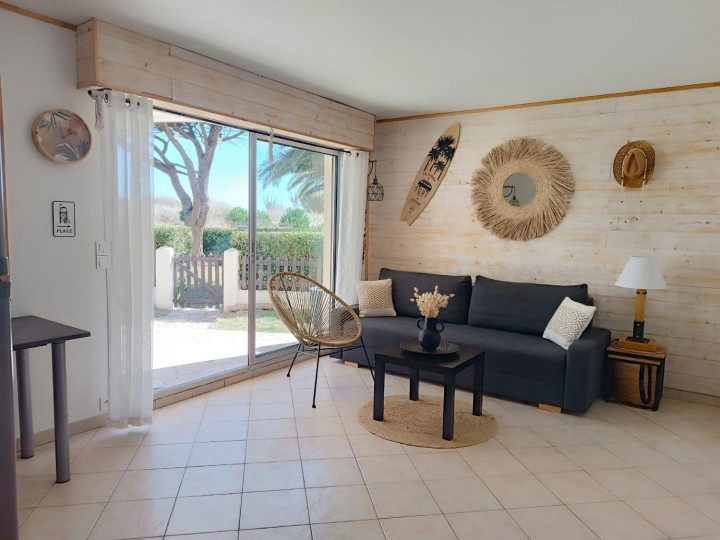 Les Capitelles 5 - Accès Direct à La Plage Depuis Le Jardin - T2 Avec Cabine - 6 Pers - Jardin - Piscine - Parking - Saint-Cyprien