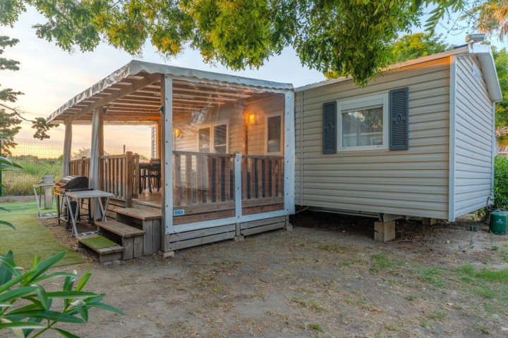 Grand Mobilhome Gsl Vacances à Saint Cyprien Proche Mer - Argelès-sur-Mer