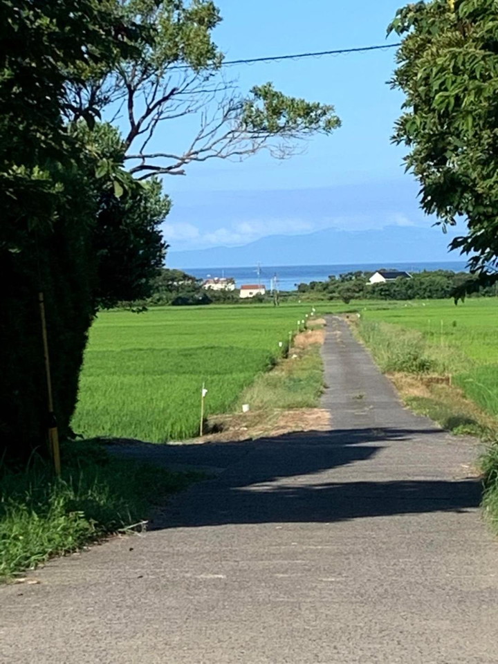 青と夕日 - 館山市