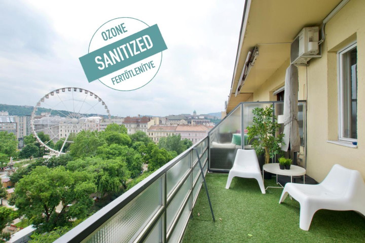 Standard Apartment By Hi5 - Incredible View With Terrace - Budapest