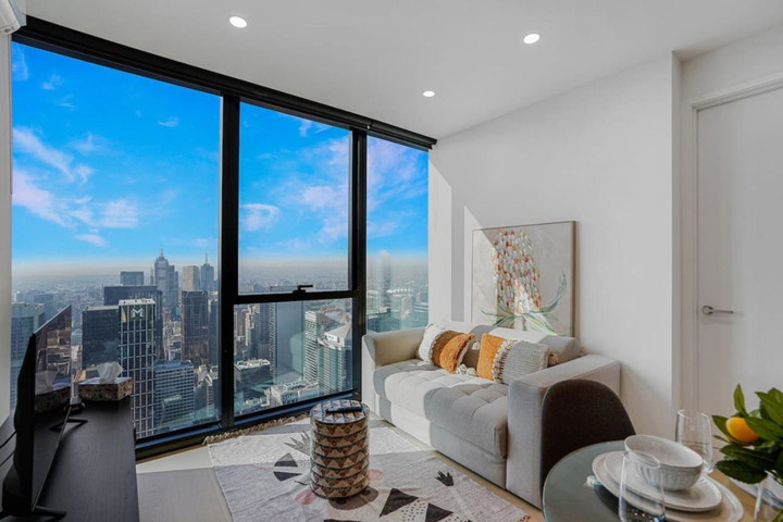 City And Sunrise View 2 Bed 2 Bath Above Level 60 Next To Skybus - St Kilda