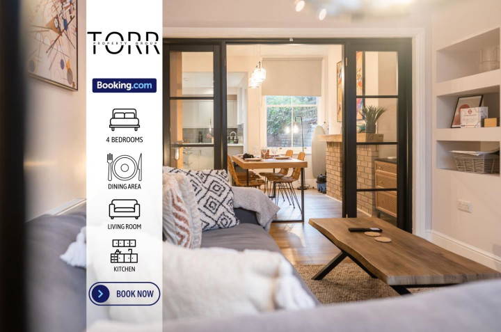 Spacious 4br House Nottingham By Torr Property Group Short Lets & Serviced Accommodation With Private Garden & Free Parking Nottingham - Nottingham