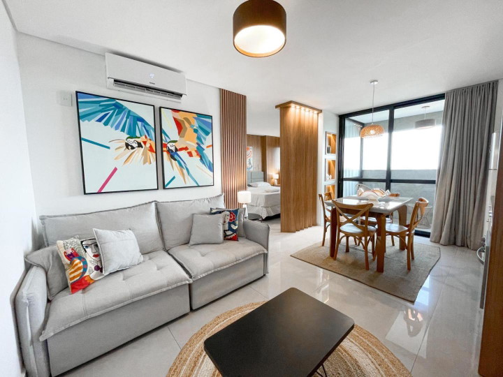 Flat Elegante Com Muito Estilo No Edificio Vertigo - Campo Grande
