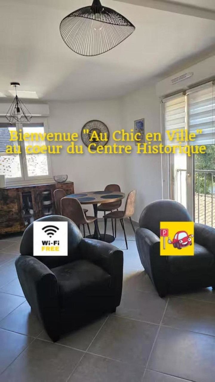 Le "Chic En Ville" Centre Historique, Climatisé, Wifi, Parking Sous-sol Inclus - Dordogne