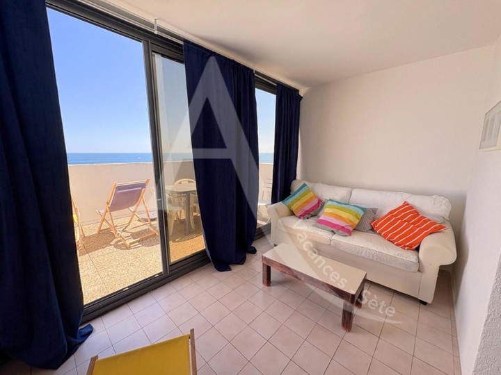 Studio Vue Mer Avec Pkg, Piscine, Tennis, Plage Direct - Sète
