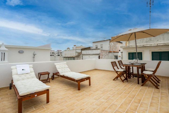 Tia Anica House Ii - Apartment With Terrace In Central Fuseta Beach Village - Fuseta