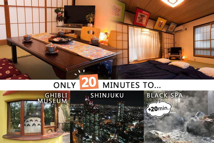 2 Double Bed And 1 Sofa Bed Fullsize Bathroom Shinjuku 20 Minutes Quiet Cozy Room Walmart Dondondonk Station 7 Minutes Free Parking At Tanashi Station - 國分寺市