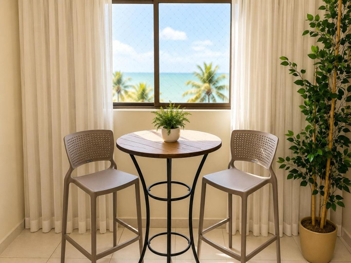 Quarto Sala Aconchegante Com Vista Incrível Do Mar - Maceió