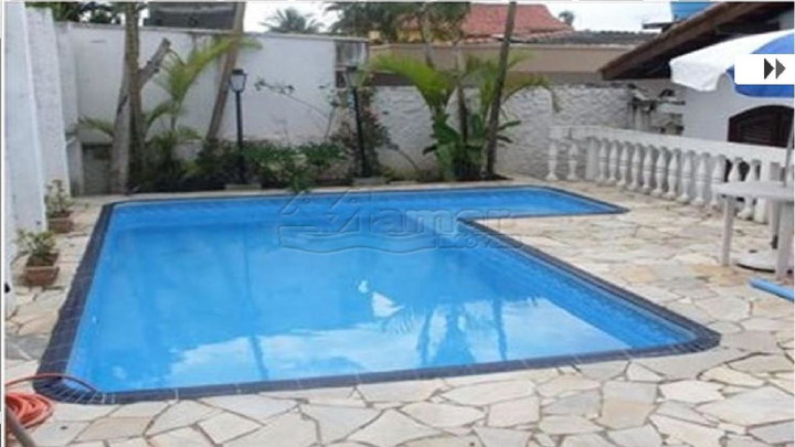 Casa 5 Quartos Ar Cond Piscina Churrasqueira A 550 M Da Praia - Santos