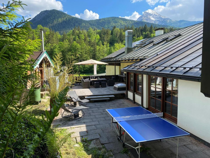 Apartment Alpenblick Watzmann-kehlstein - Top Lage Im Berchtesgadener Land I Bis Zu 8 Personen I Große Terrasse Mit Blick Auf Die Berge I Smart Tv I Billiard I Wlan I Kostenloser Parkplatz - Berchtesgaden