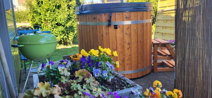 Le Chalet Vert & Bain Nordique Privatif Skadi Tps De Chauffe 1h30 - La Chaux-de-Fonds
