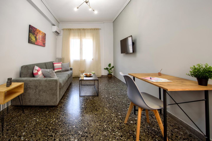 Spacious And Modern One Bedroom Apartment - Ateny