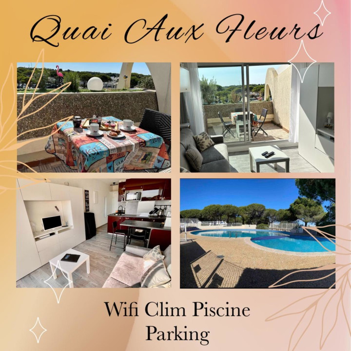 Superbe Studio, Terrasse, Piscine, Parking - Aigues-Mortes