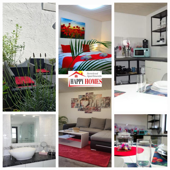 Happy Homes Red - Dein Stylisches Maisonette-apartment Mit Wow-effekt! - Hanau