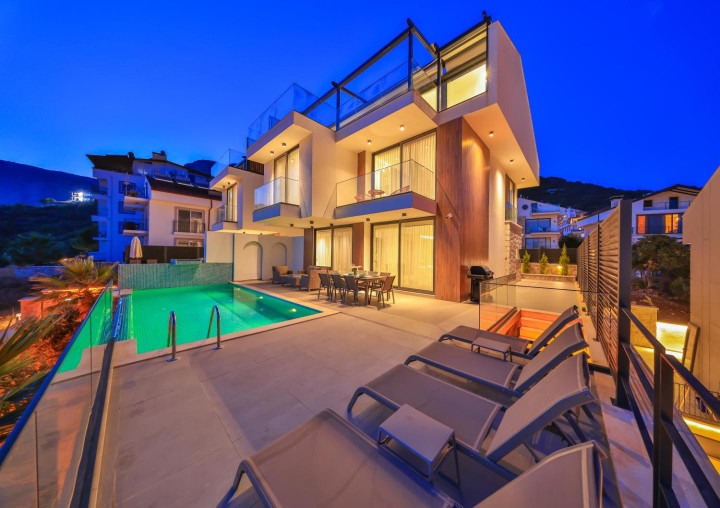 Villa Infinity Sky - Private Pool - Panoramic Sea View - Kaş