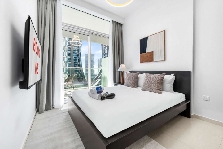 Stayshort - Cozy & Modern 1br In Business Bay That Sleeps 4! - Dubai