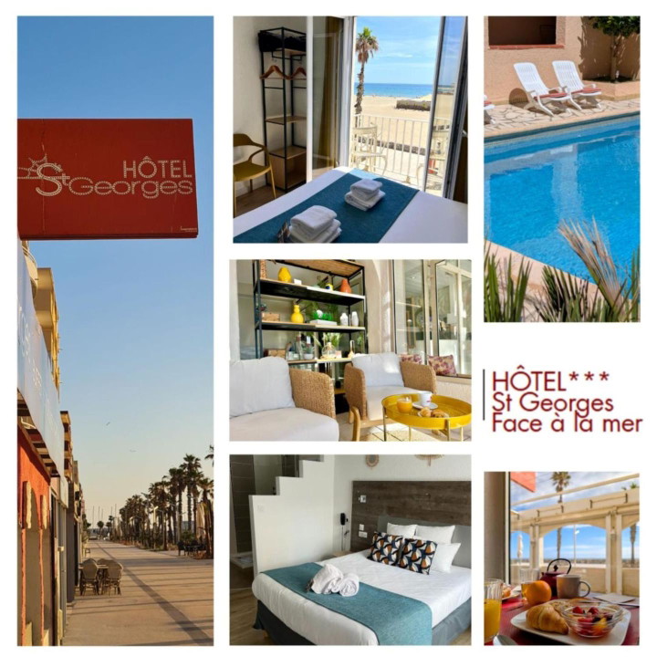 Hotel Saint Georges, Face à La Mer - Saint-Cyprien