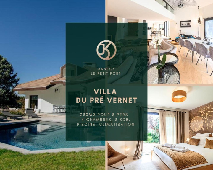 Villa Du Pré Vernet - Piscine, Jardin, Climatisation, Proche Lac - Lake Annecy