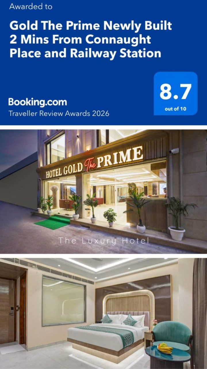 Hotel Gold The Prime - 5 Mins From Connaught Place And New Delhi Railway Station - New Delhi