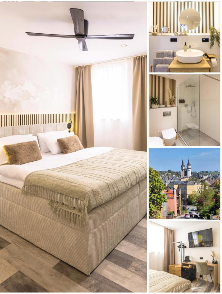 Essenzapartment Hof, Smart-checkin, Parkplatz, Wlan600mbit - Hof