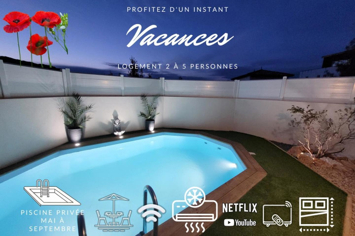 Magnifique Logement Indépendant "Les Coquelicots", Terrasse Proche Des Plages Et Montpellier - Montpellier