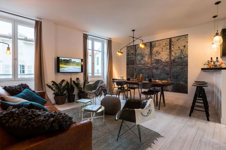 L'atelier Keyweek Vintage Duplex Apartment With Parking Biarritz Center - Biarritz